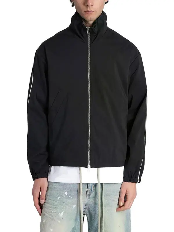 STATE OF ORDER Piped-trim High-neck Jacket - Black