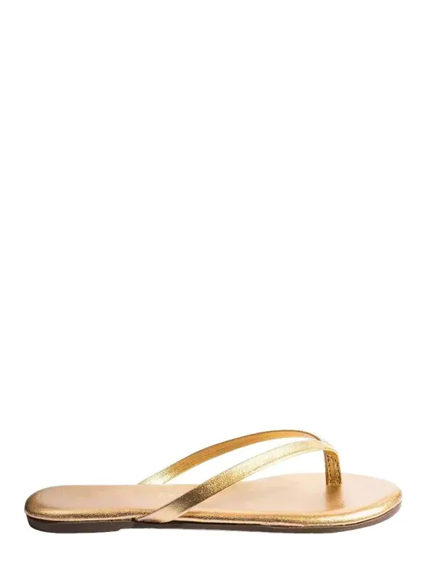 Tkees Lily Metallic Sandals - Gold