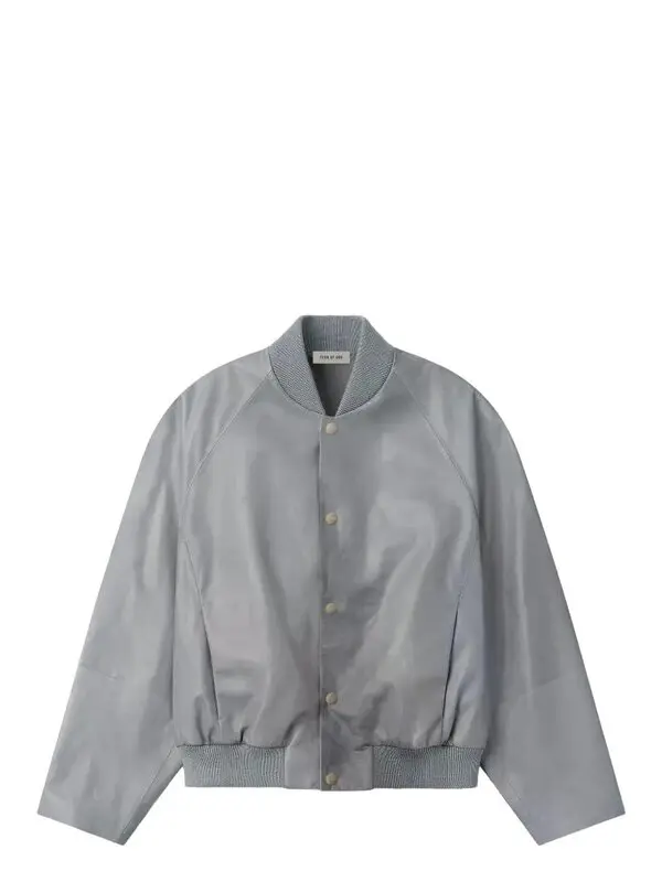 Fear Of God Number-motif Bomber Jacket - Grey