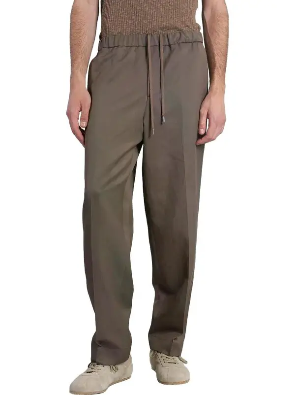 COSTUMEIN Drawstring-waist Trousers - Brown