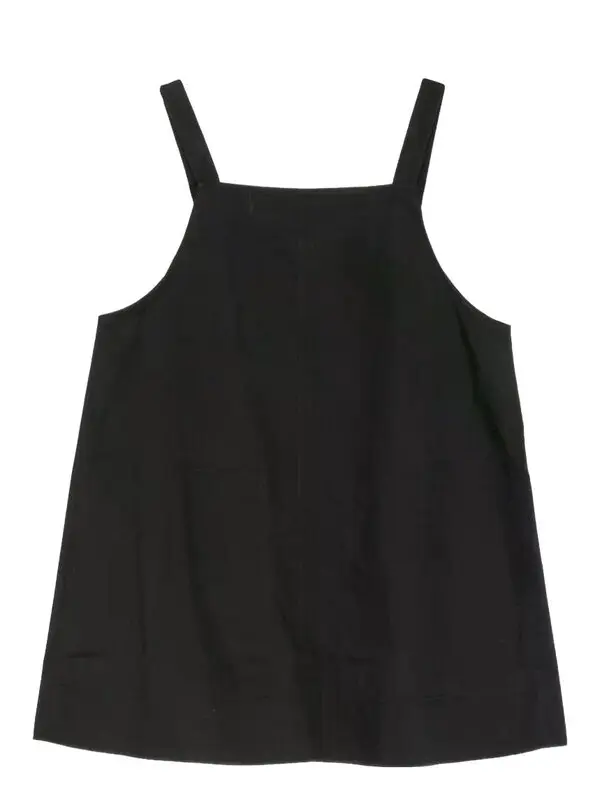 LEE MATHEWS Square-neck Top - Black