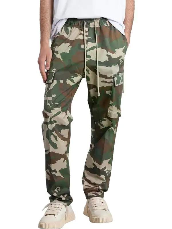 STATE OF ORDER Camouflage Cargo Pants - Green