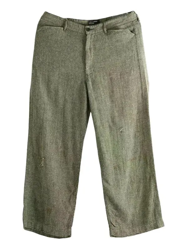 Enfants Riches Déprimés Repair Distressed Trousers - Grey