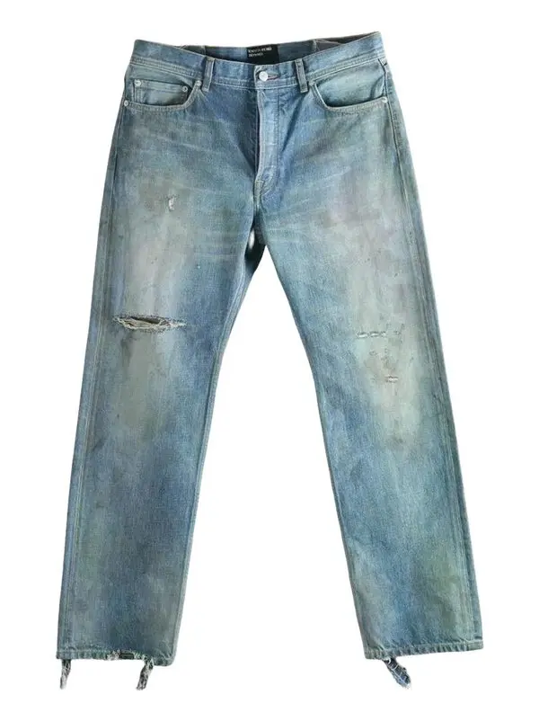 Enfants Riches Déprimés Tommy Tonsil Distressed Straight-leg Jeans - Blue