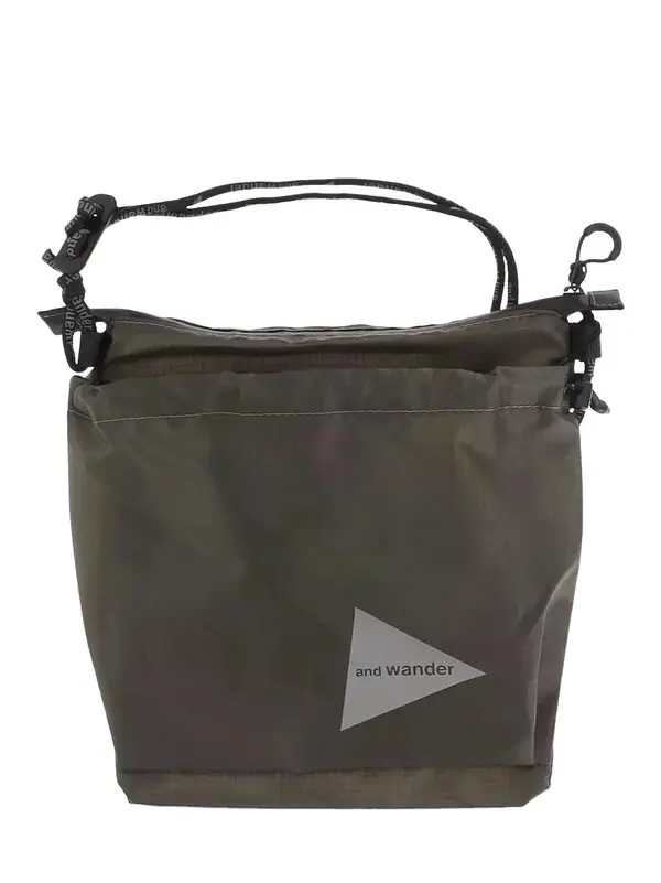 AND WANDER Drawstring Backpack - Green