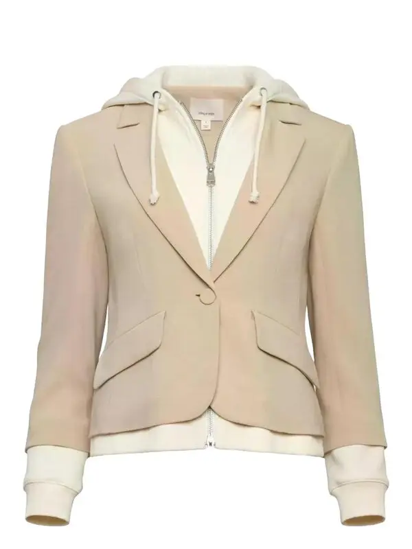 Cinq À Sept Le Petit Khloe Layered Blazer - Neutrals