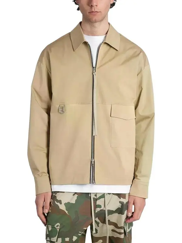 STATE OF ORDER Zip-up Pocket-detail Jacket - Neutrals