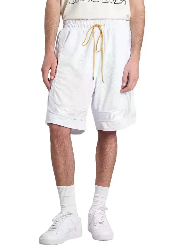 Rhude Drawstring Shorts - White