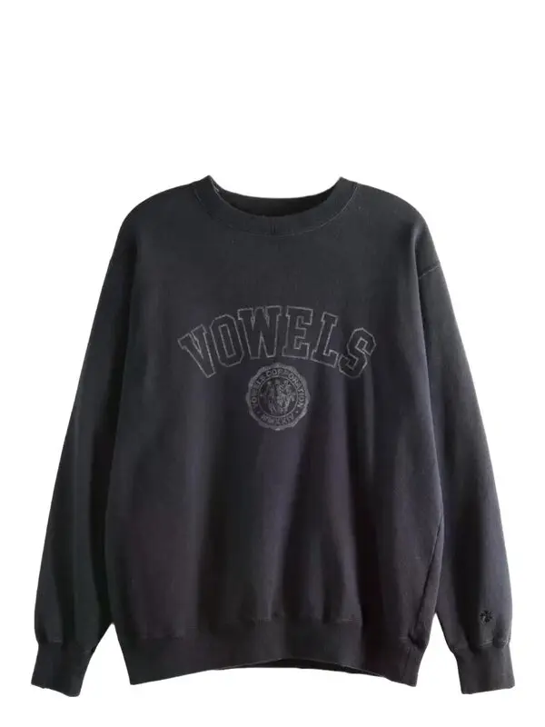 VOWELS Logo-print Sweater - Black