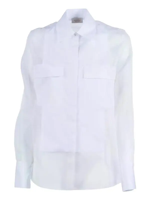 MAZZARELLI Josephine Panelled Shirt - White