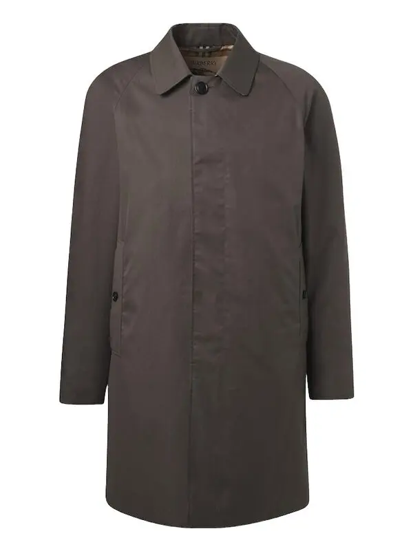 Burberry Cotton Car Coat - Grey