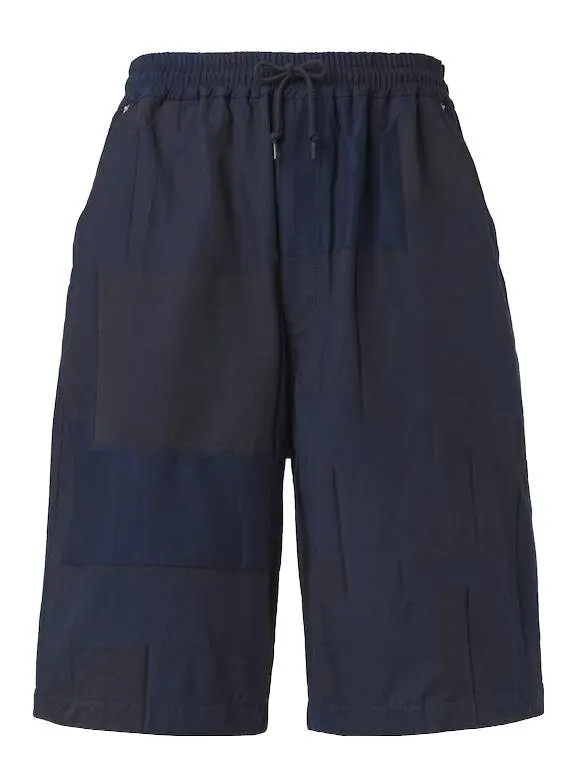 Comme Des Garçons Cotton-blend Bermuda Shorts - Blue
