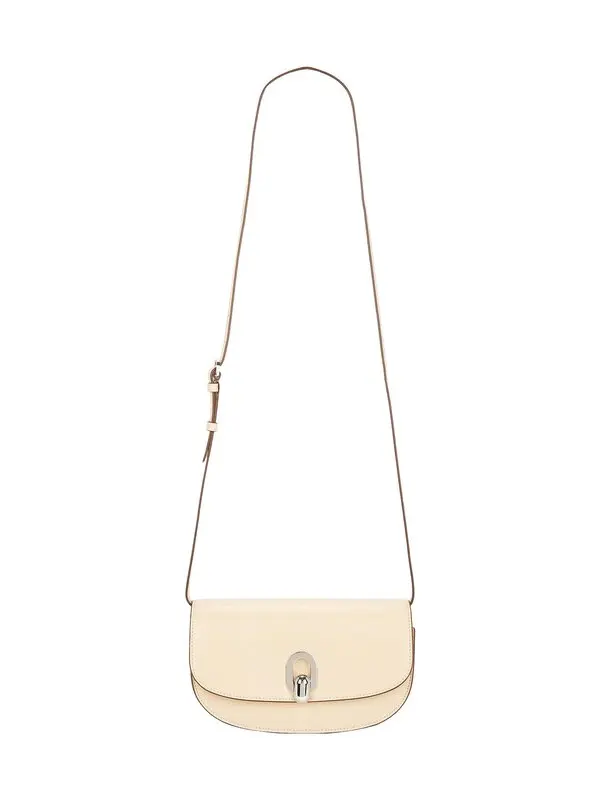 Savette Tondo Crescent Bag - Bone