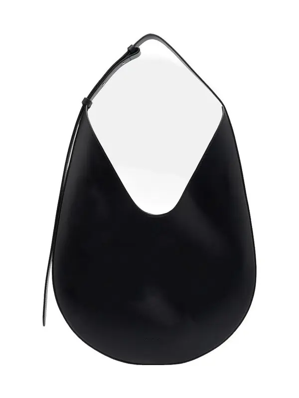 AESTHER EKME Medium Leather Shoulder Bag - Black