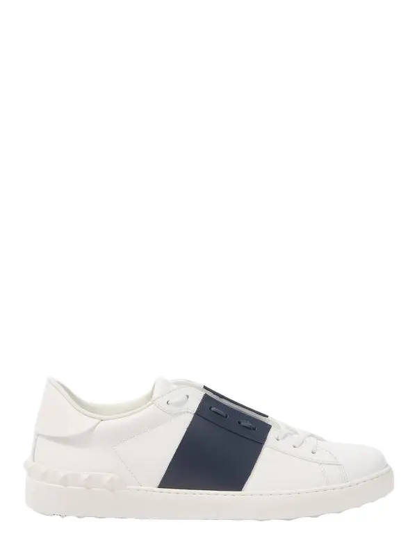 Valentino Garavani Open Leather Sneakers - White