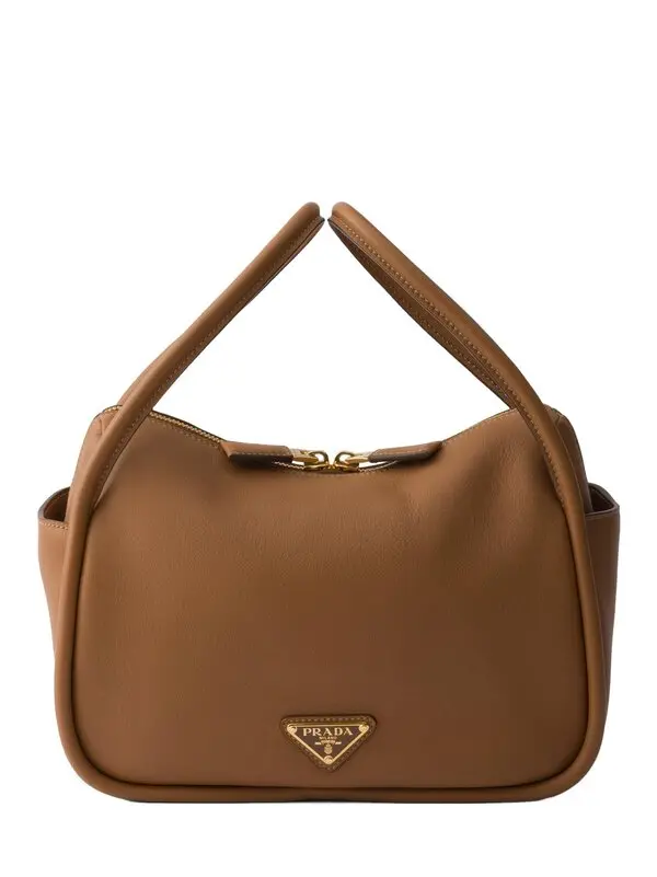 Prada Leather Handbag - Brown