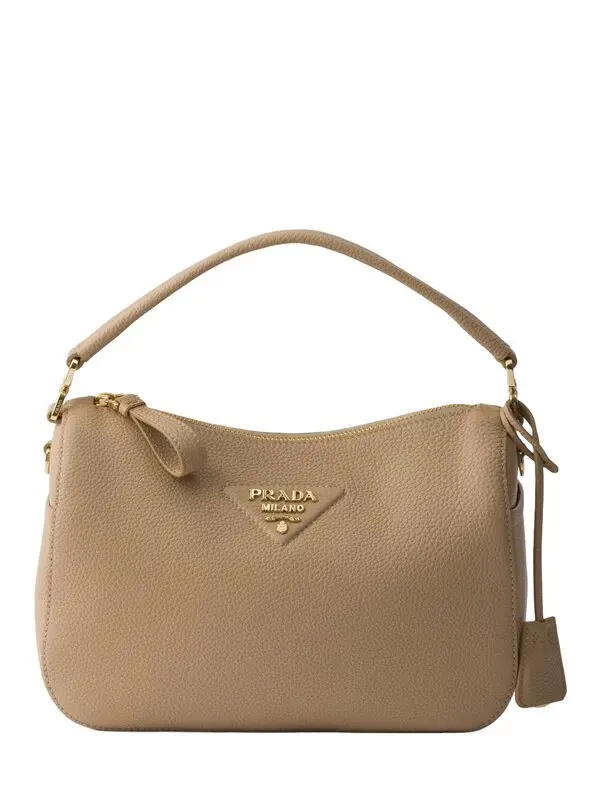 Prada Small Leather Bag - Neutral