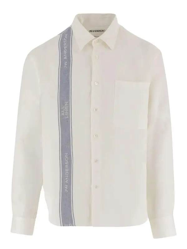 JW Anderson Shirt With Contrasting Detail - White