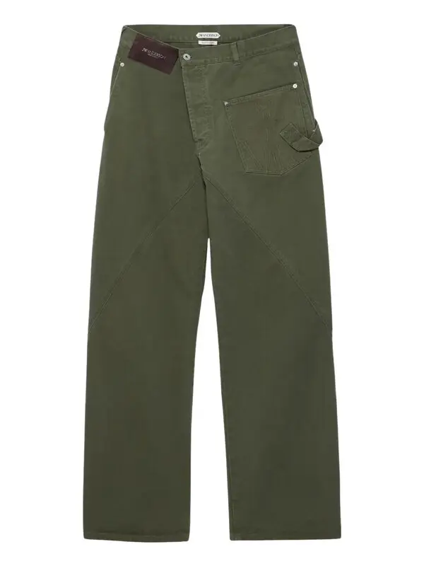 JW Anderson Twisted Workwear Jeans - Green