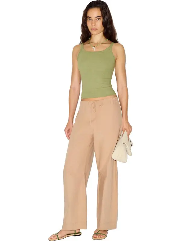REFORMATION Calie Tank Top - Green