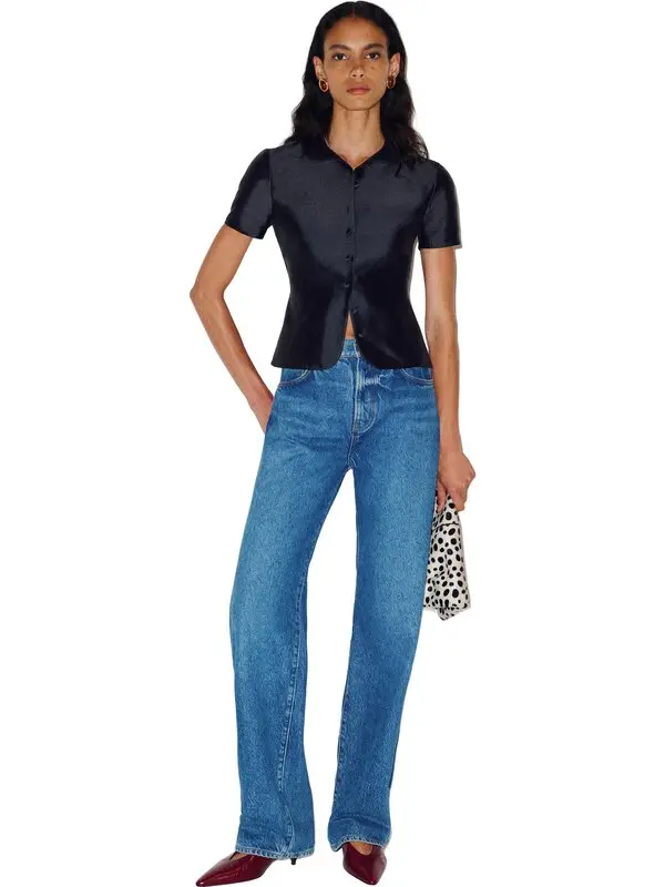 REFORMATION Haley-kate Top - Black