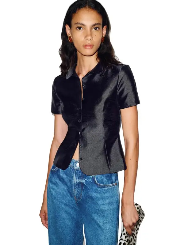 REFORMATION Haley-kate Top - Black