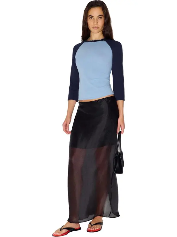 REFORMATION Noelle T-shirt - Blue