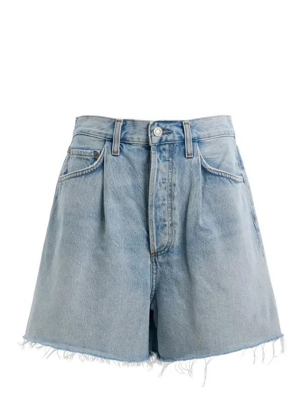 AGOLDE Rhoda Denim Shorts - Light Wash