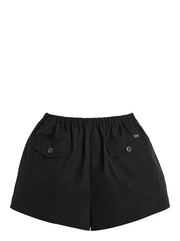 Prada Cotton Poplin Shorts - Black