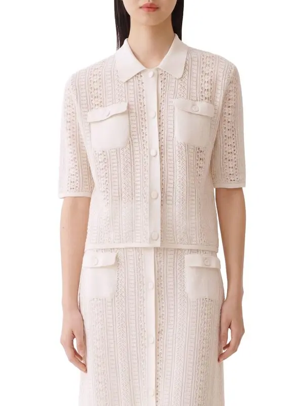 Fabiana Filippi Knitted Polo Sweater - Butter