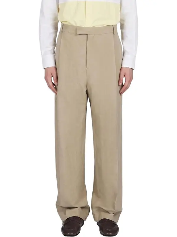 FERRAGAMO Tailored Trousers - Beige