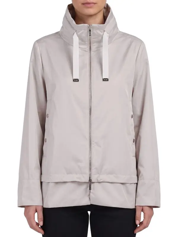 MOORER Zip-up Jacket - White
