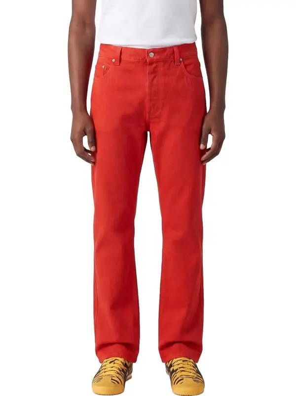 Versace Straight Leg Jeans - Red