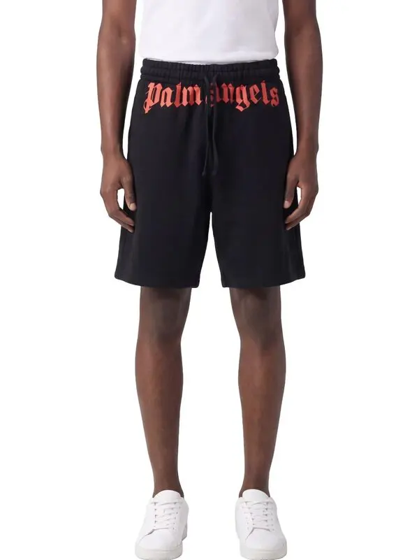 Palm Angels Logo Shorts - Black