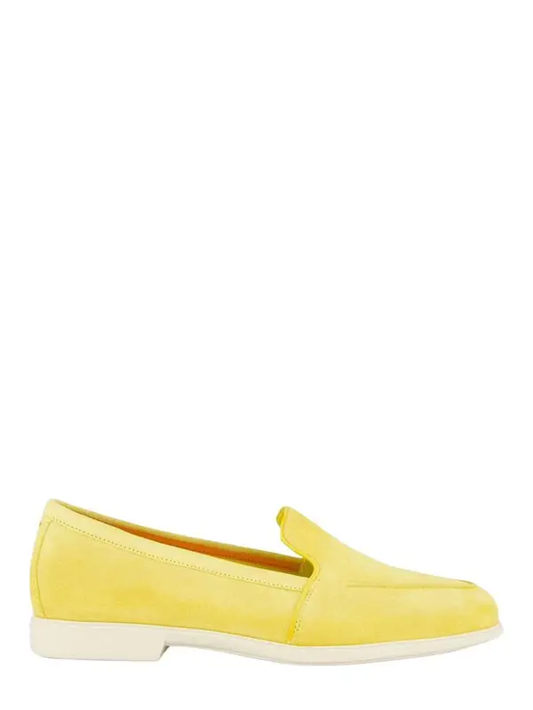 Santoni Malibu Suede Loafers - Yellow