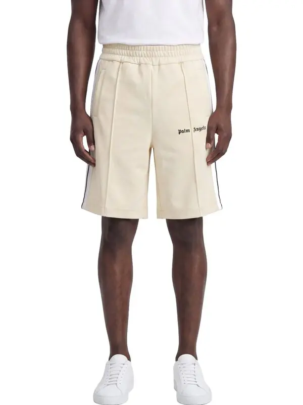 Palm Angels Track Shorts - Ivory