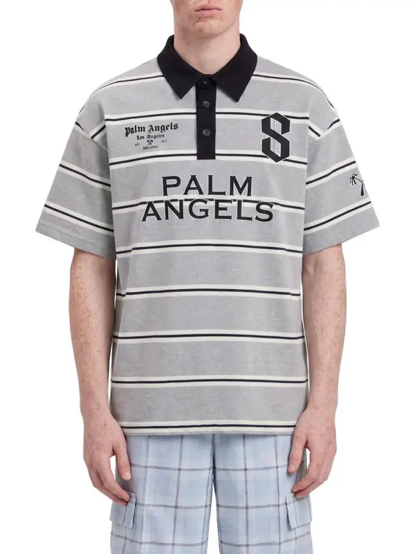 Palm Angels Polo Shirt - Grey