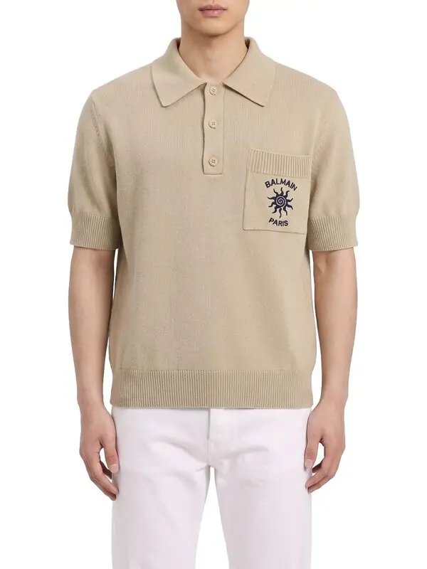 Balmain Polo Shirt - Beige