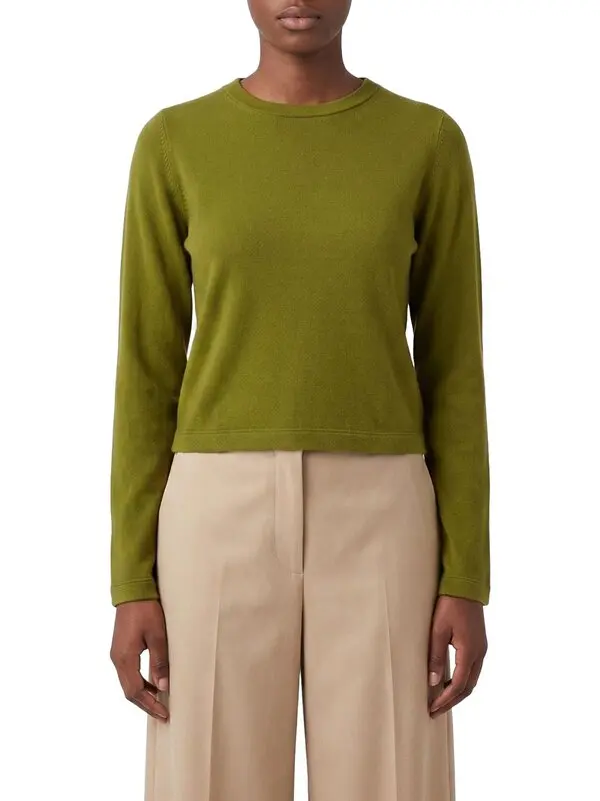 EXTREME CASHMERE X Long Sleeve Pullover Sweater - Green