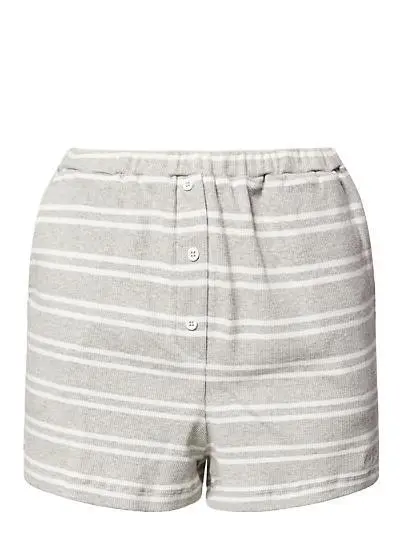 4TH & RECKLESS Chelsea Stripe Cotton-jersey Shorts - Multi