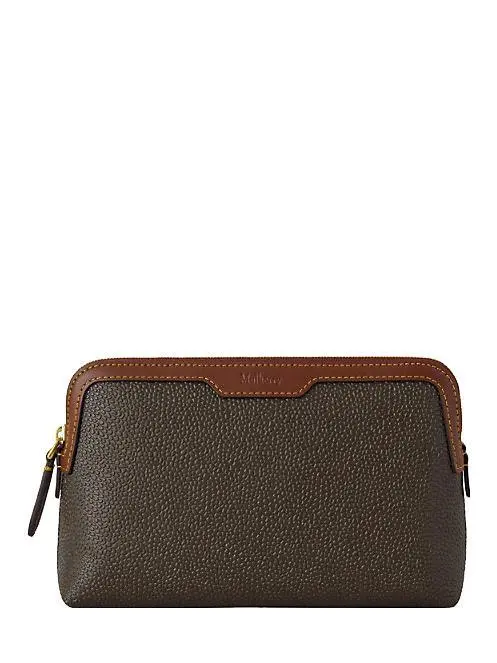 Mulberry Small Leather Pouch - Mole-cognac