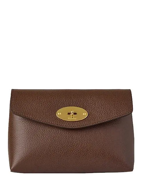 Mulberry Darley Leather Cosmetics Pouch - Oak