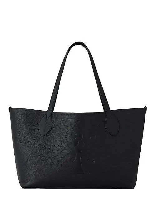 Mulberry Leather Tote Bag - Black