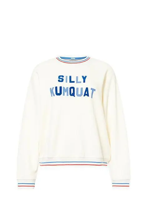 MOTHER Cotton-jersey Sweatshirt - Silly Kumquat