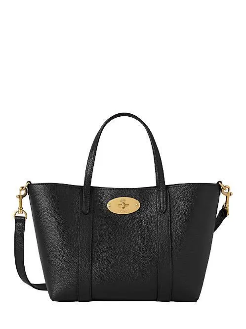 Mulberry Mini Bayswater Leather Tote Bag - Black