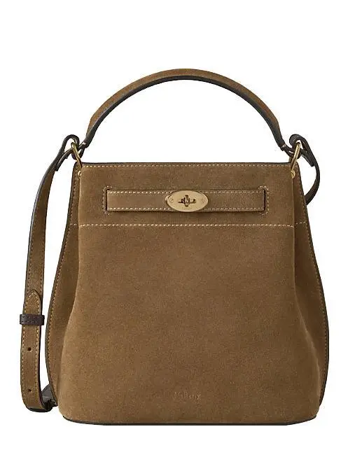 Mulberry Islington Suede Bucket Bag - Salcombe Sand
