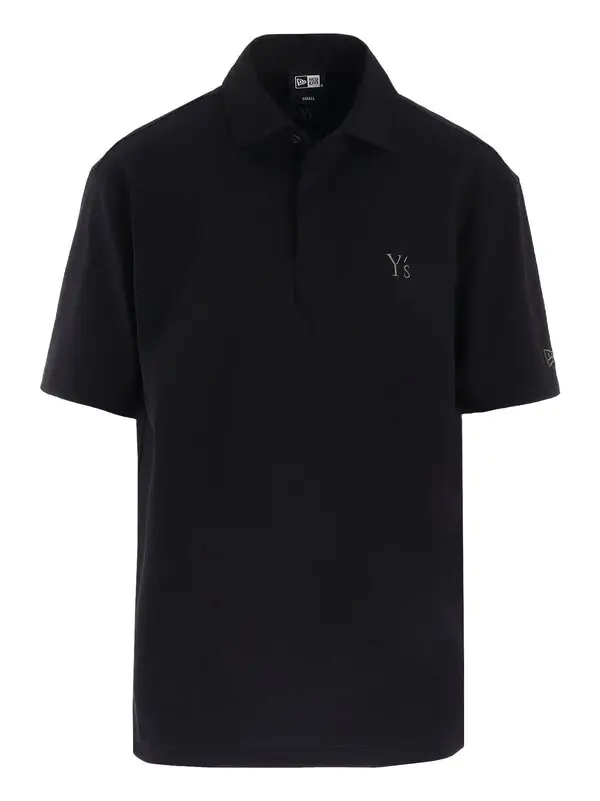 Y’s X New Era Logo Rugger Polo T-shirt - Black
