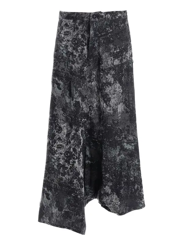 Y’s Asymmetrical Gusset Pants - Green