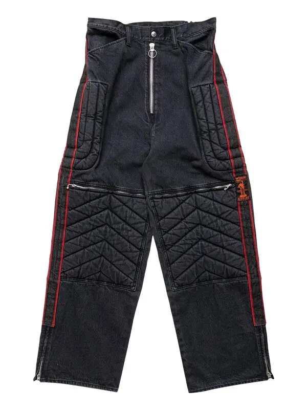 Kapital Denim Kountry Motocross Pants - Black