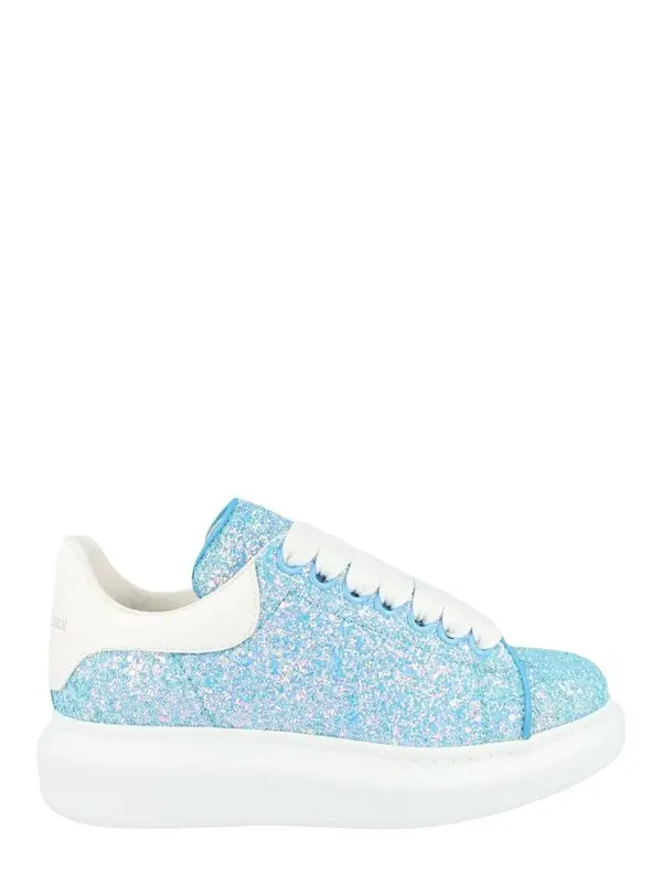 Alexander McQueen Glitter Oversized Sneakers - White